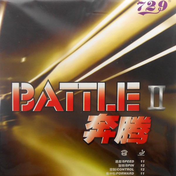 FRIENDSHIP Battle II Table Tennis Rubber